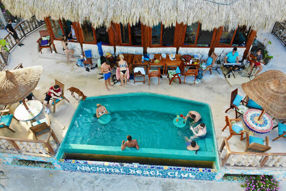 Nacional Beach Club & Bungalows: Pool & Spa Day Pass Mahahual | ResortPass